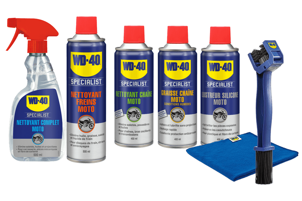 Gamme Moto WD-40 SPECIALIST : entretenez vos 2 roues
